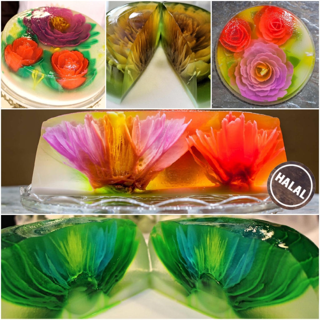 JELLY ART: 3D Encapsulated Jelly Flowers